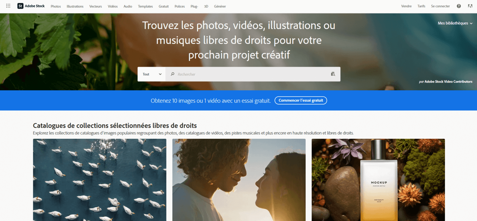 Top 12 des banques d'images gratuites et libres de droits